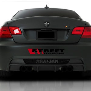 STREET RACING Vinyl Decal Sticker Sport Racing Car Logo Emblem BMW Audi ...