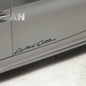 2pcs - Limited Edition Vinyl Decal Sticker Sport Racing Car Logo Emblem ...