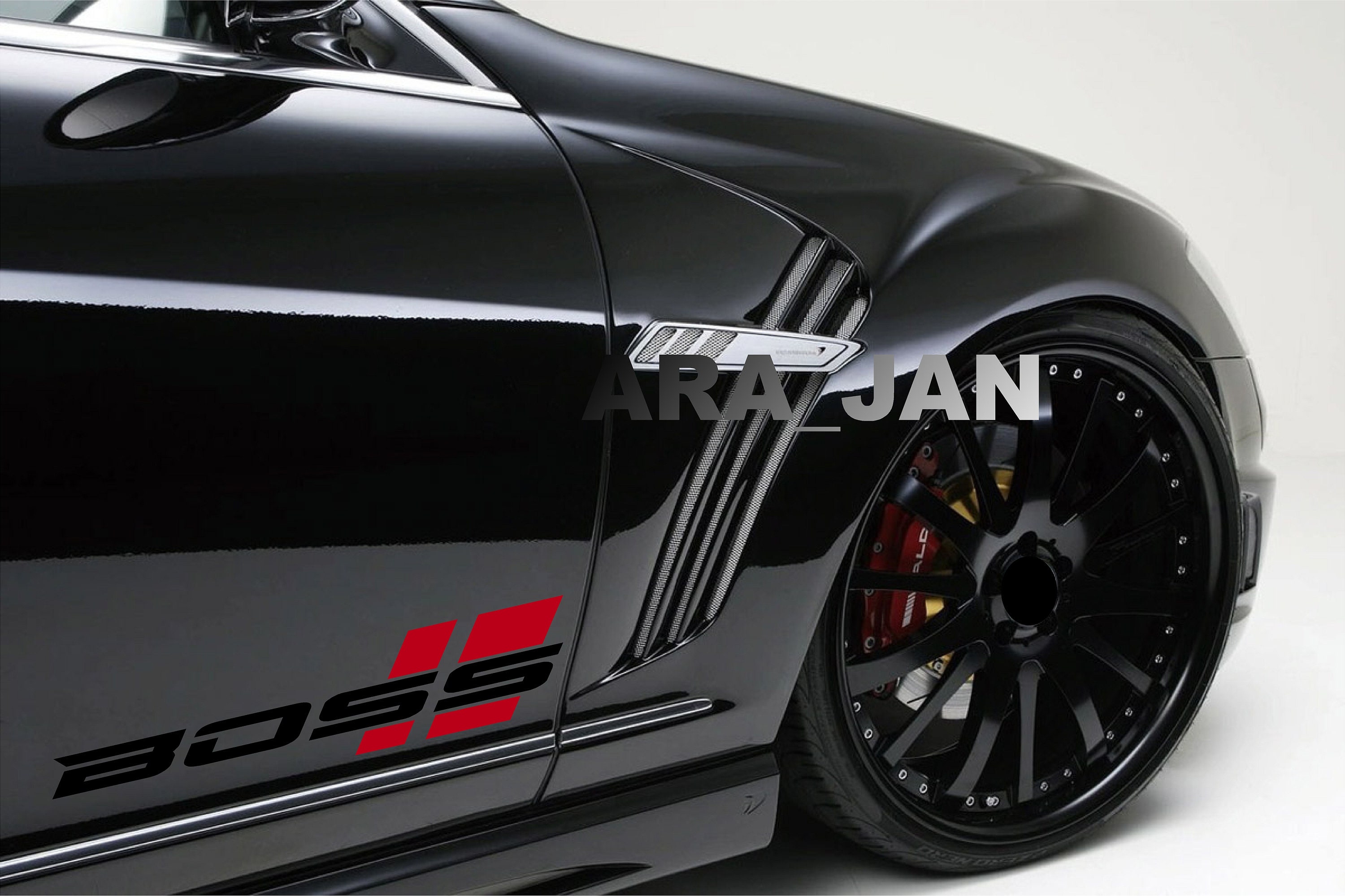 BOSS Decal Sticker Sport Car Racing Stripe Logo Emblem Motorsport - Etsy