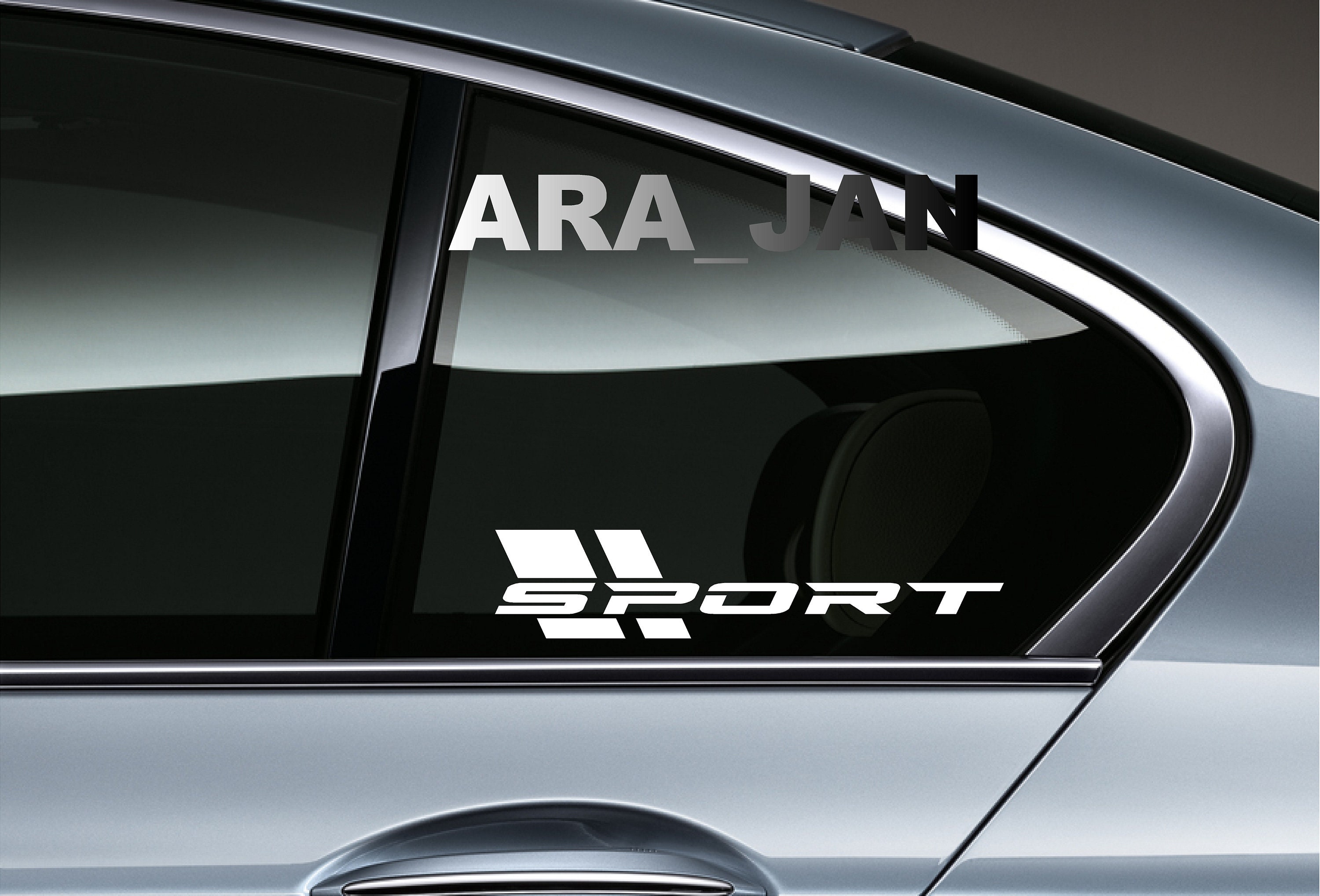 SPORT Decal Sticker Car Racing Stripe Window Logo Motorsport BMW M M3 ...