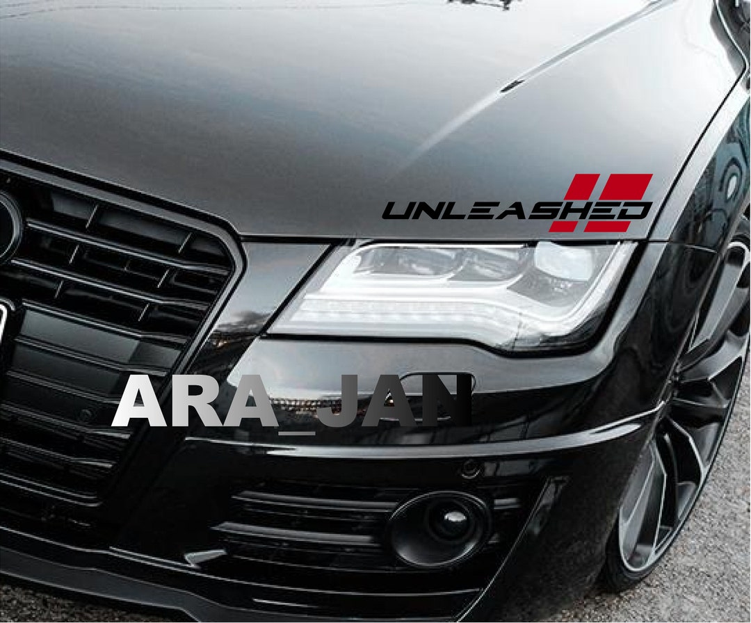 UNLEASHED Decal Sticker Sport Car Racing Stripe Logo Emblem BMW M M3 M4 ...