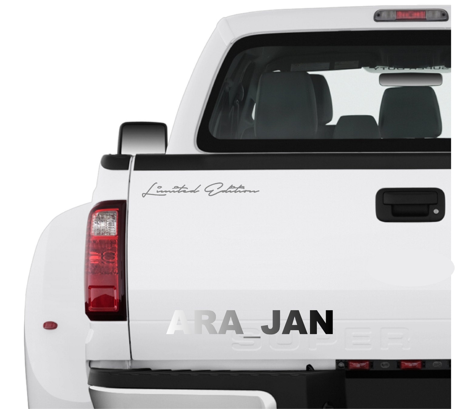 Limited Edition Vinyl Decal Sport Truck Pickup Bed 4X4 4WD - Etsy