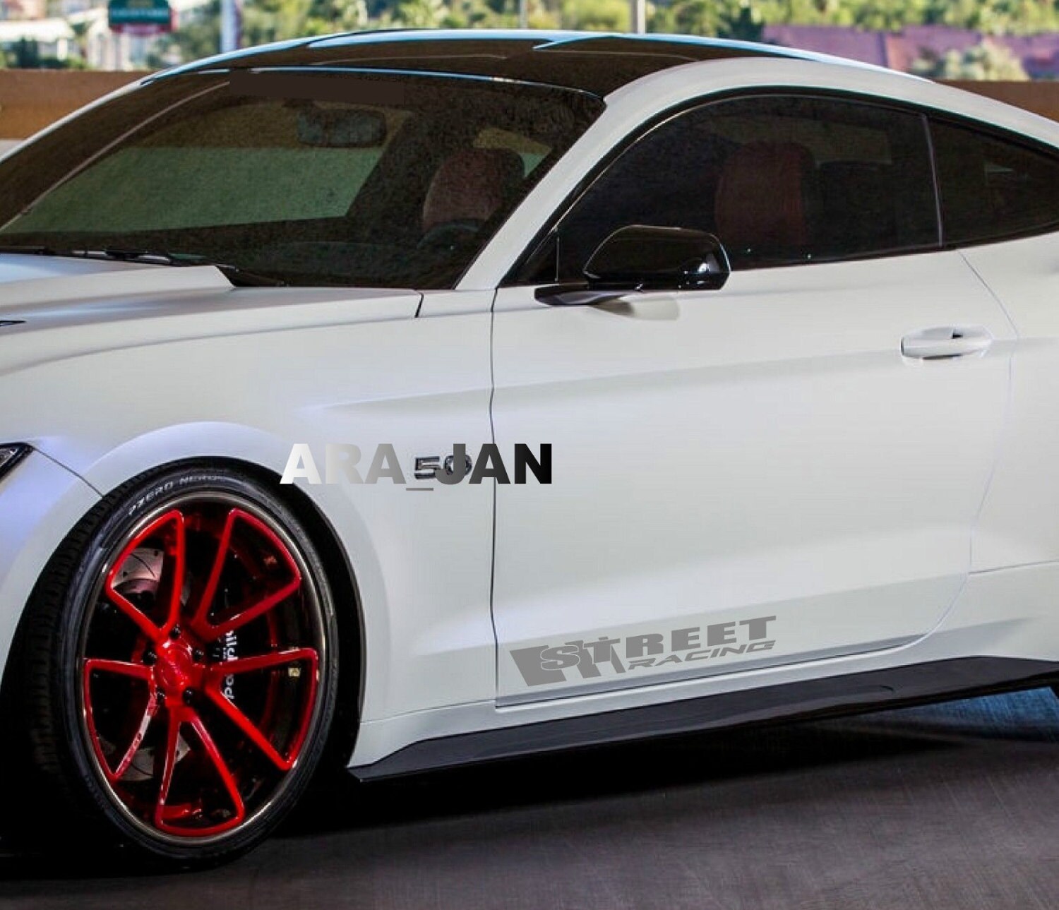 2pcs STREET RACING Vinyl Decal Sticker Sport Racing Car Logo - Etsy