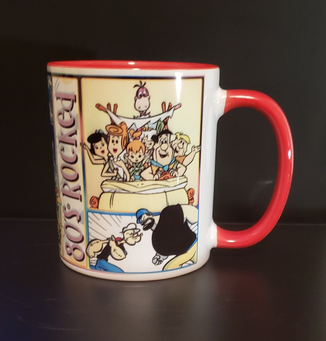 80's Cartoon Coffee Mug - Etsy