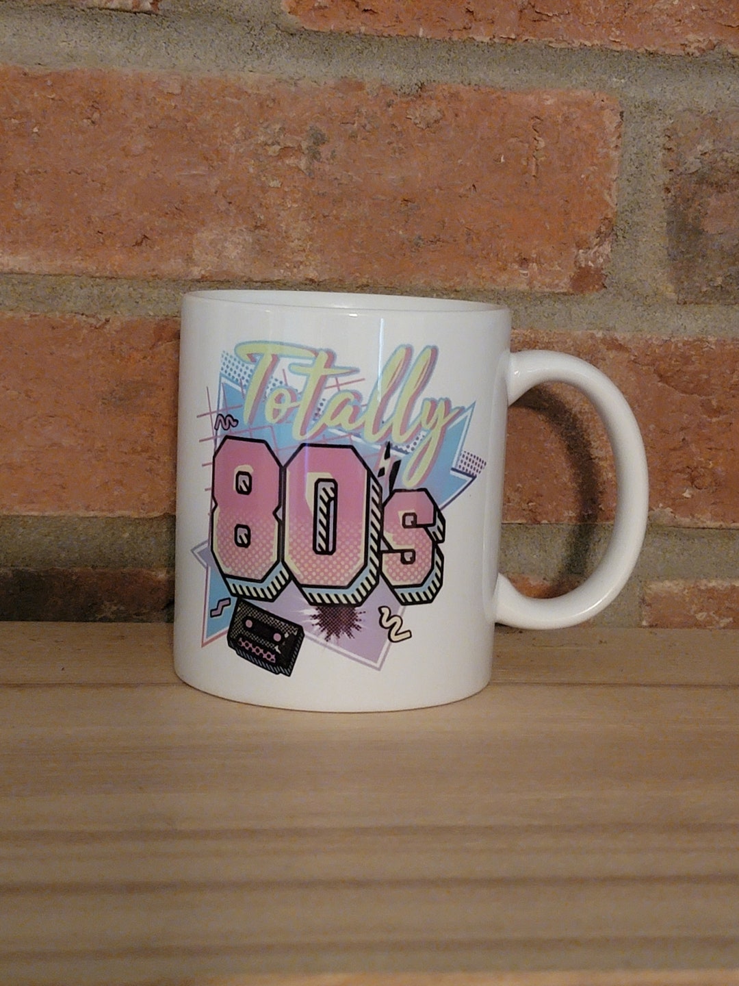 11 Oz Coffee Mug Totally 80s Design - Etsy