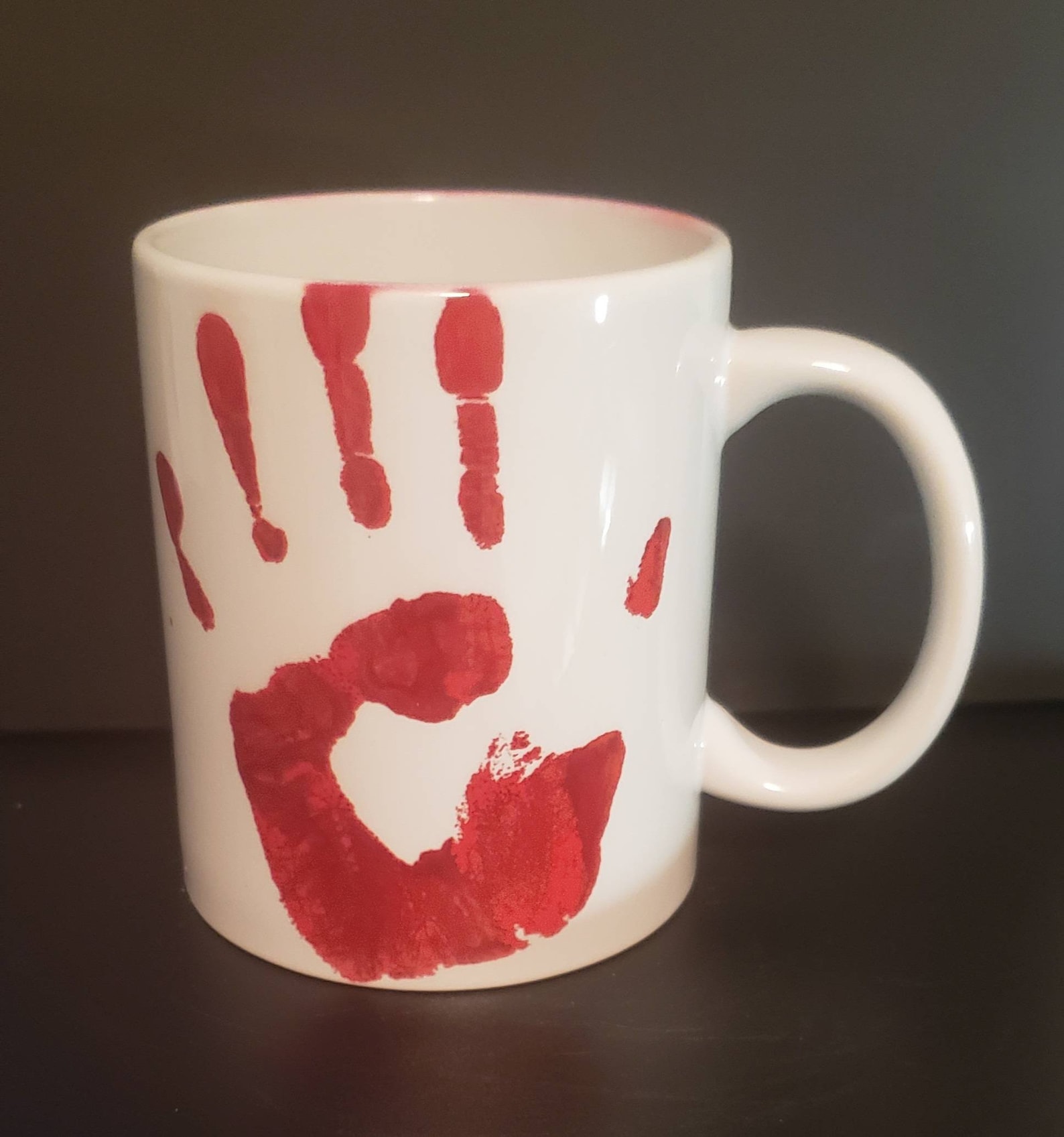 Bloody Handprint Coffee Mug Tea Cup | Etsy