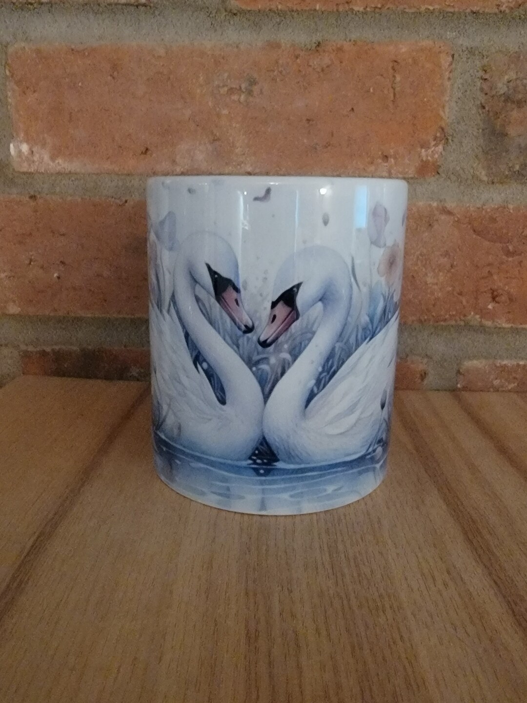 11 Oz Coffee or Tea Mug/cup With Two Swans. - Etsy
