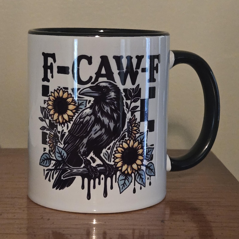 F Caw F Coffee Mug - Etsy