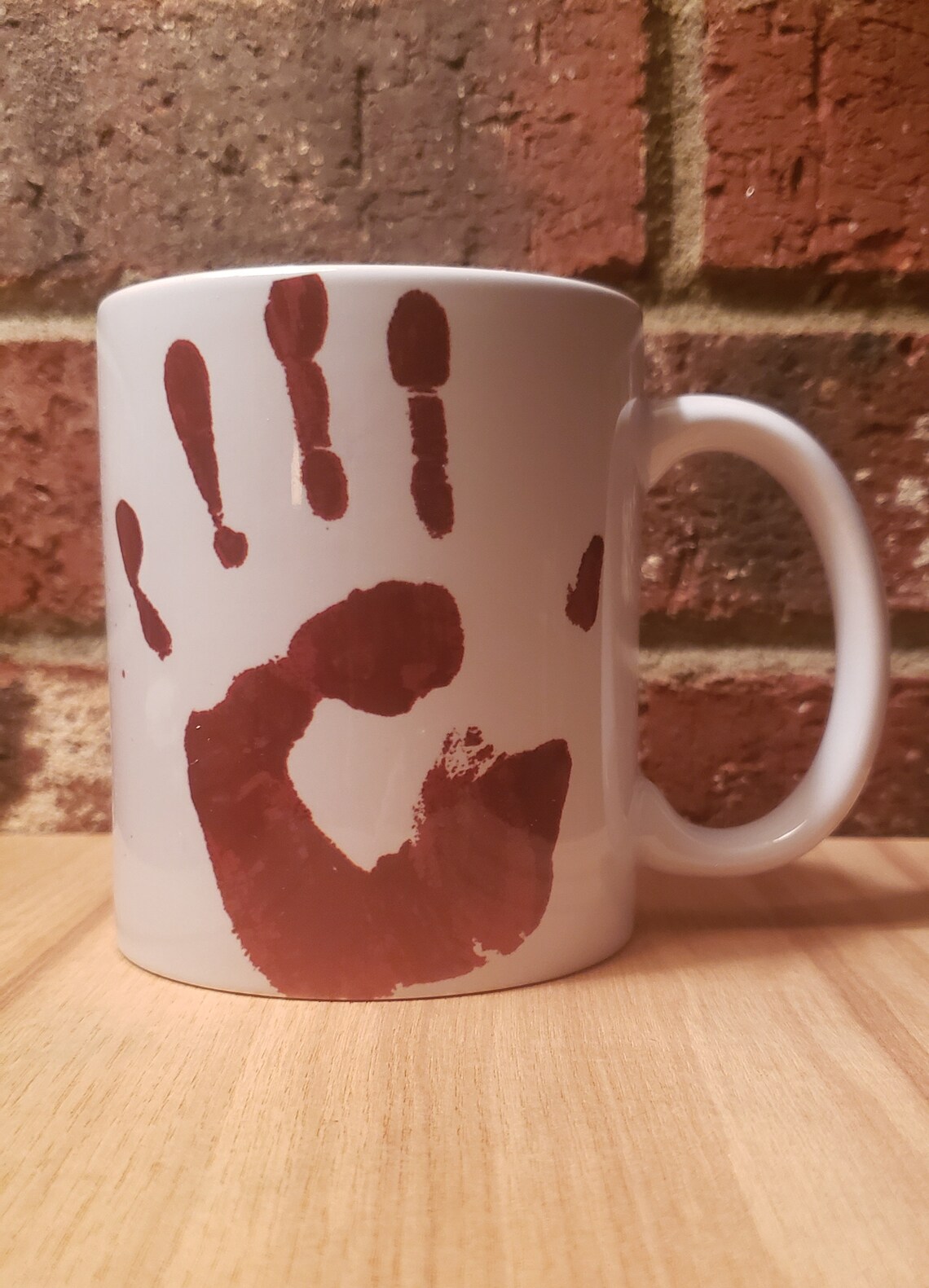Bloody Handprint Coffee Mug Tea Cup | Etsy