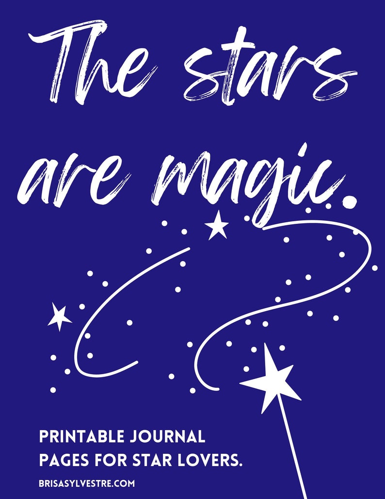 Daydream PRINTABLE Journal Pages Galaxy Journal Pages Night - Etsy