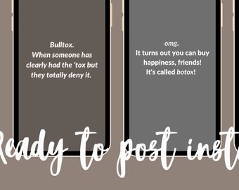 Instagram Quotes Post Template, Easy Nurse Injector Botox Filler Humor ...