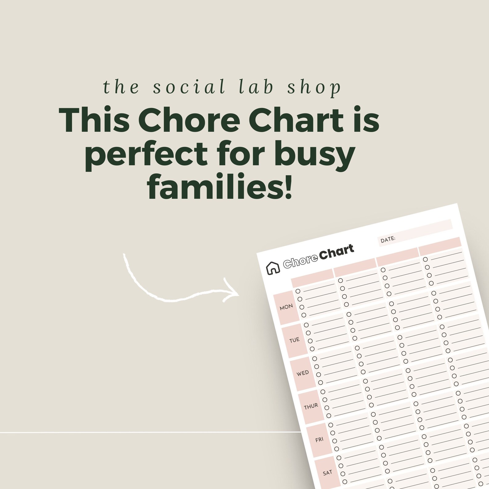 Chore Chart Planner Printable, Home Organization Binder, Child Bundle ...