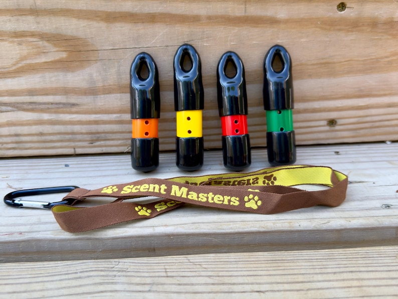 Akc and Nacsw Approved Scent Tubes for Dog Nose Work Training. Magnetic ...