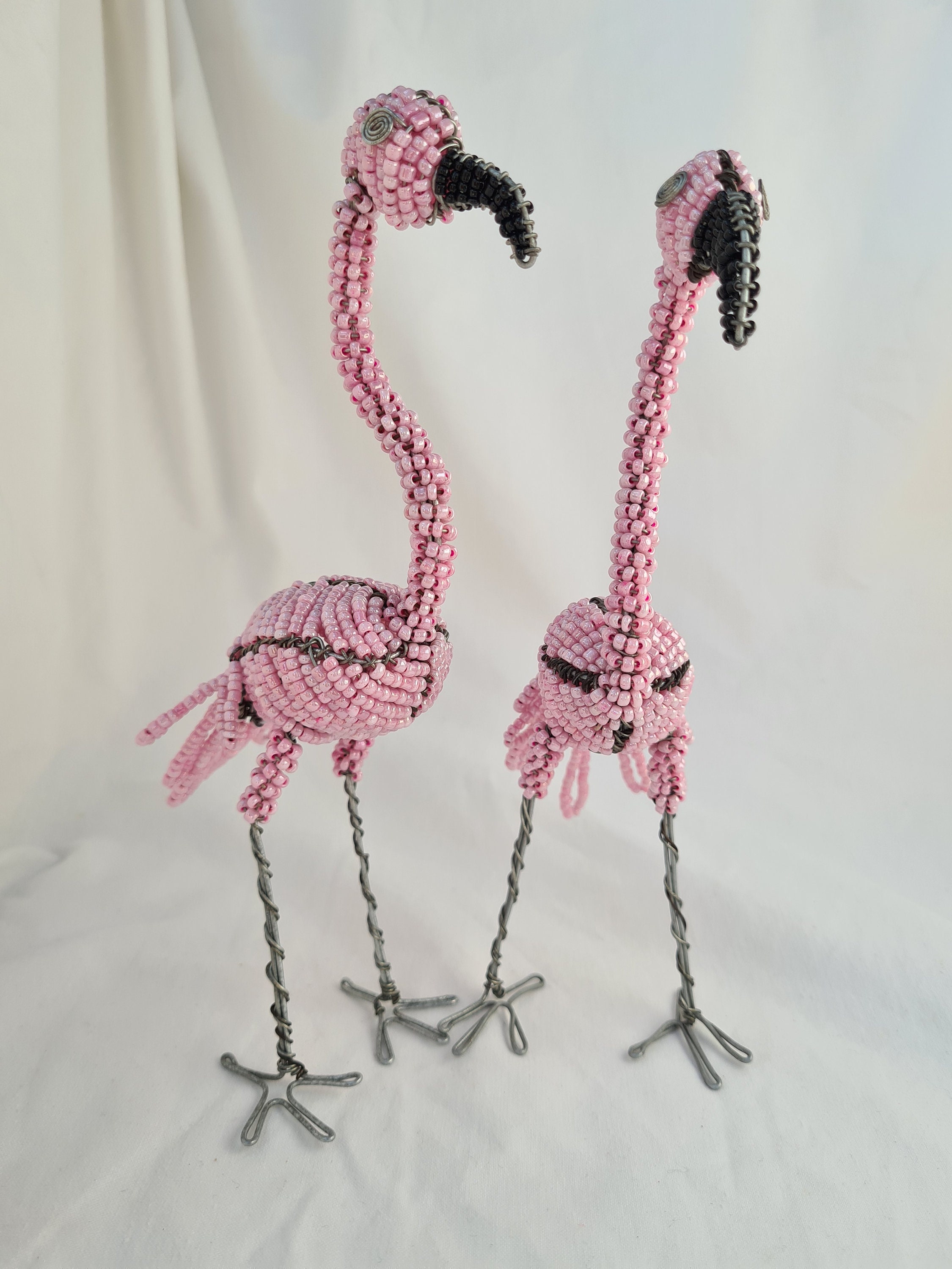 African Beaded Flamingoes - Etsy