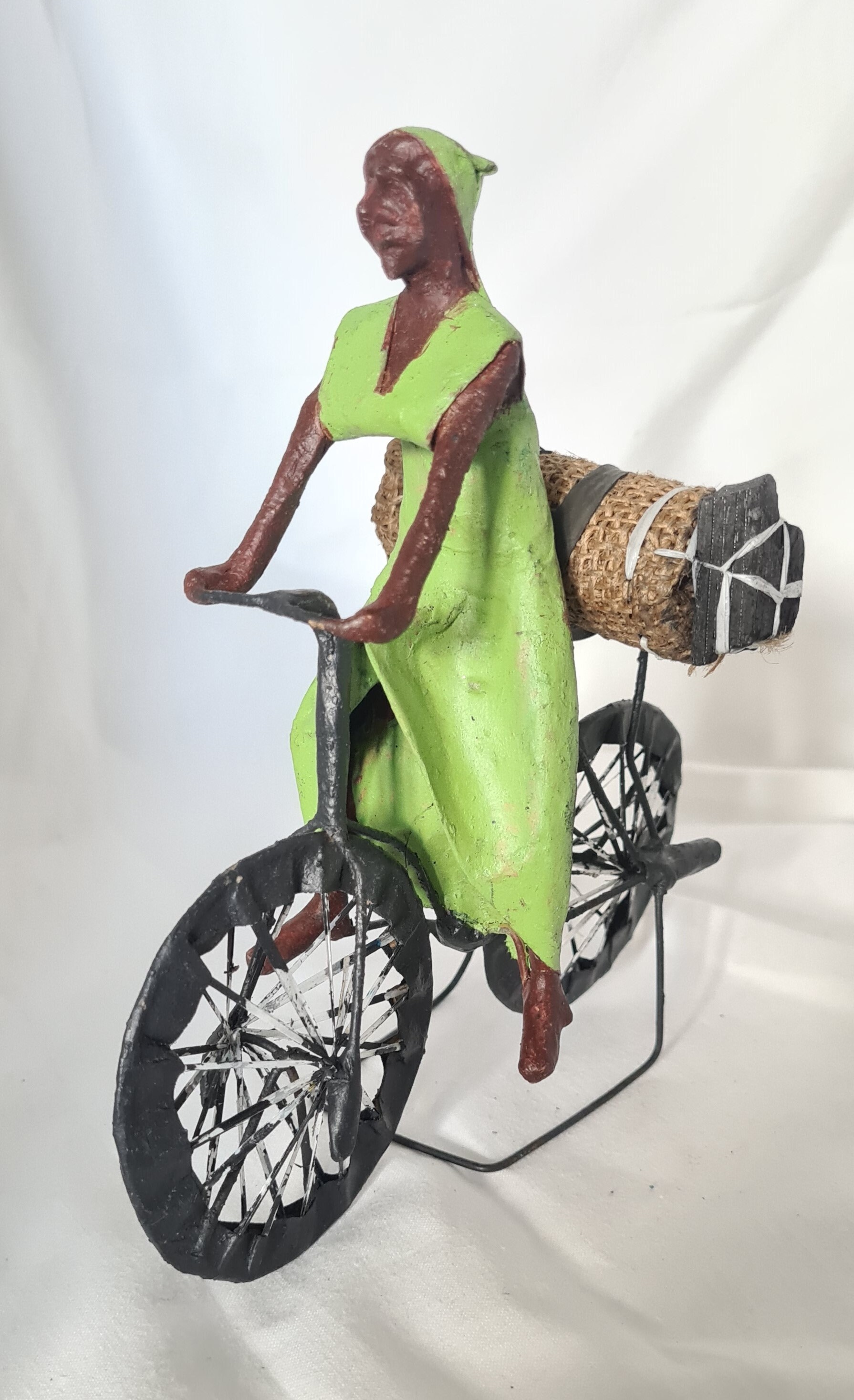 African Paper Mache and Wire Bicycles Rustic Collectible - Etsy