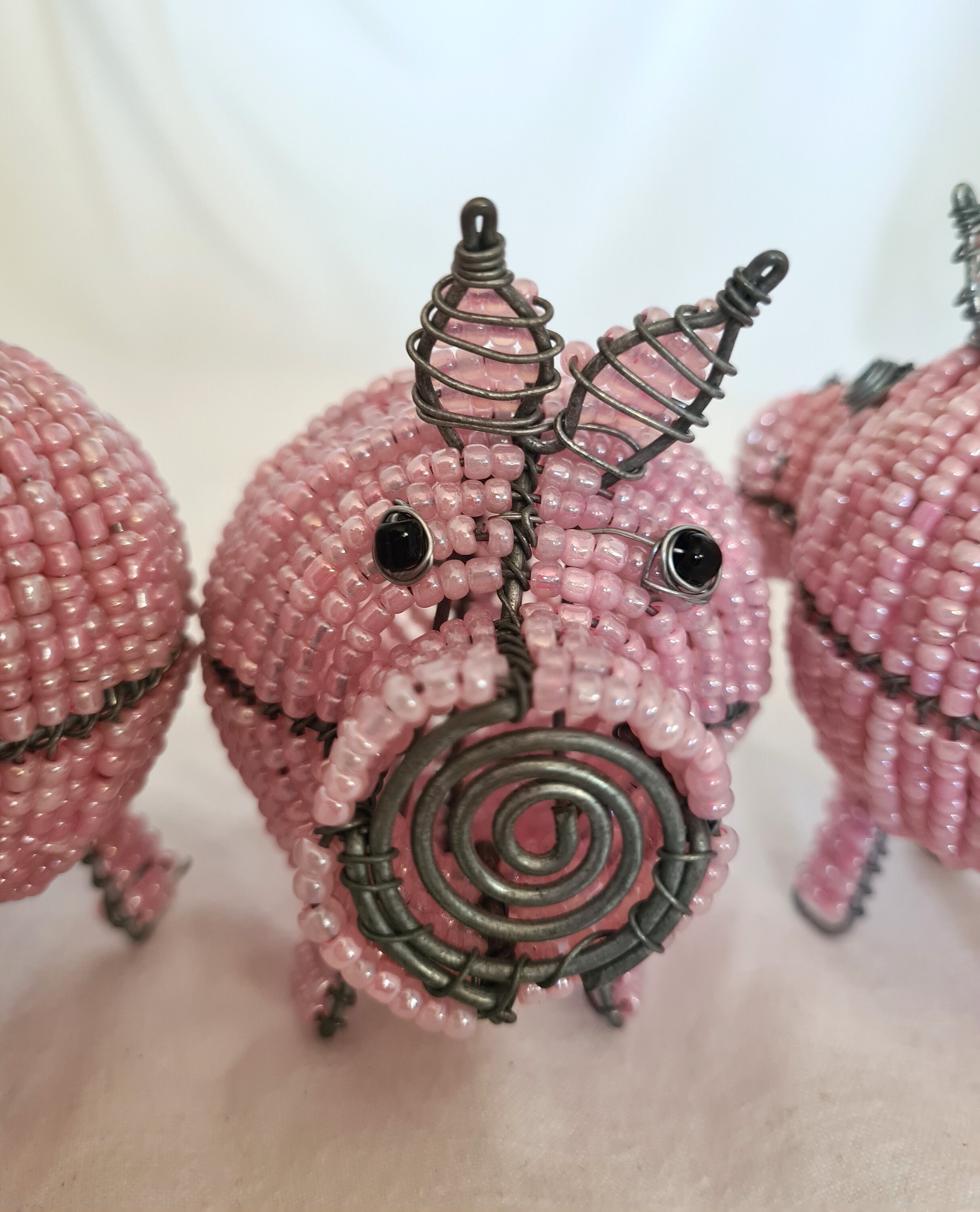 African Beaded Pig - Etsy