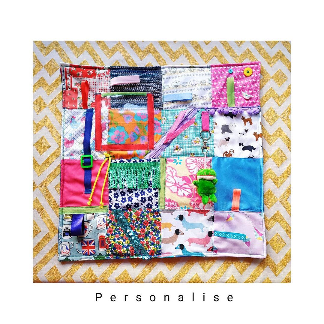 Dementia Fidget Blanket Busy Board Dementia Picture Board Gifts for Men ...