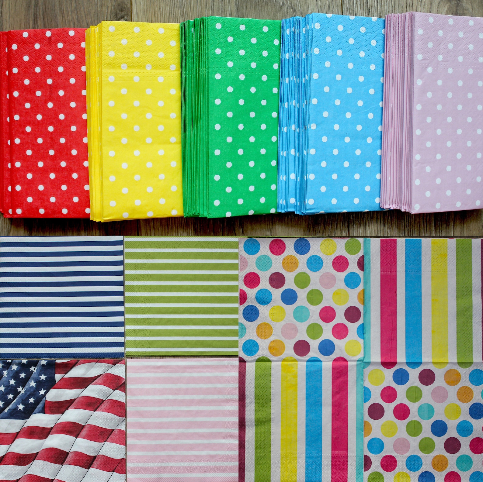 Paper Napkins12 Different Paper Napkins for - Etsy