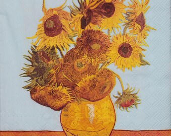 Van Gogh Napkins - Etsy