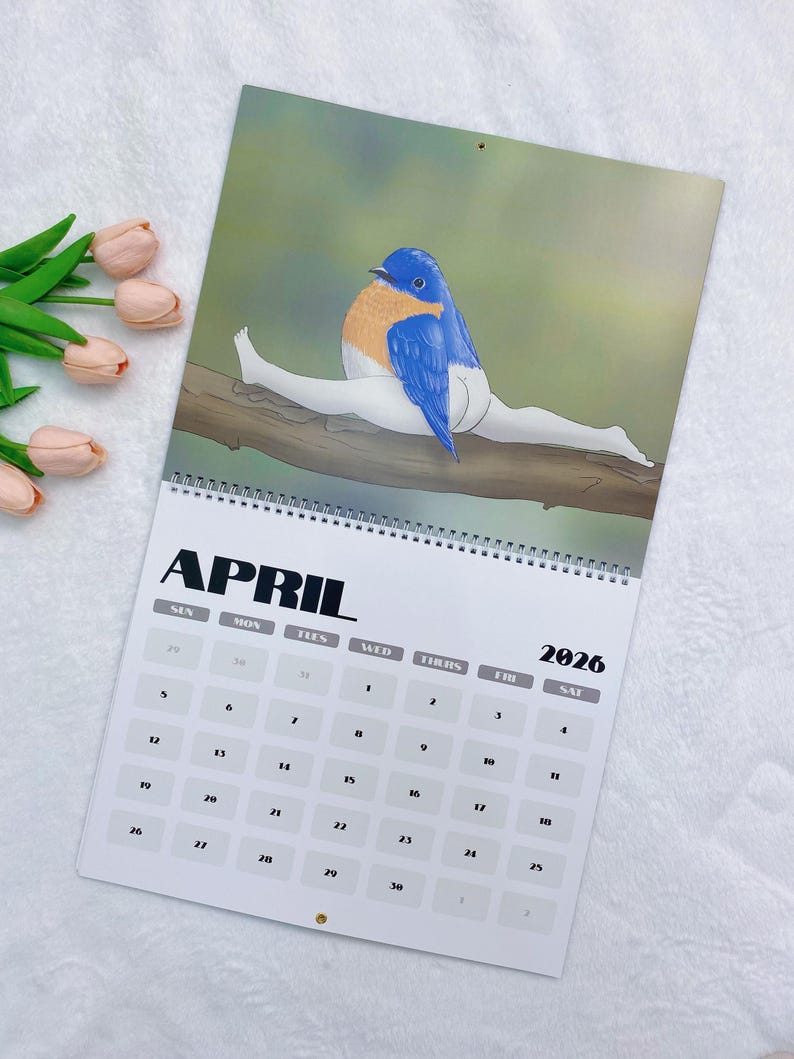 Extremely Accurate Birds 2026 Wall Calendar, Gag Gifts for the Bird ...