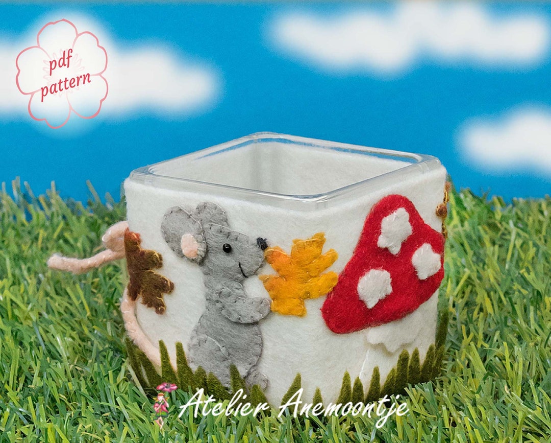 PDF Pattern Autumn Tea-light Holder - Etsy