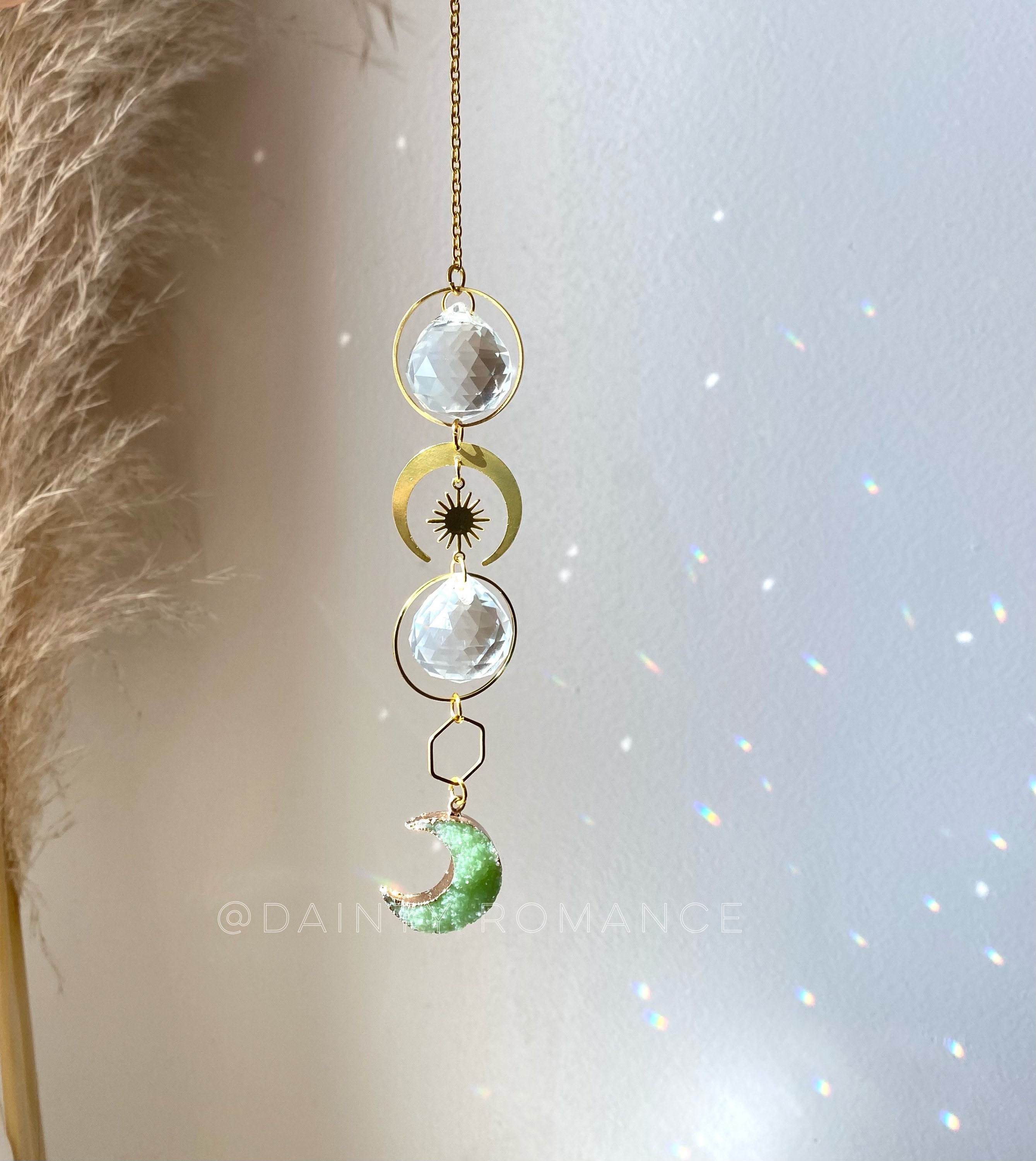 Crystal suncatcher prism crystal sun light catcher crystal | Etsy