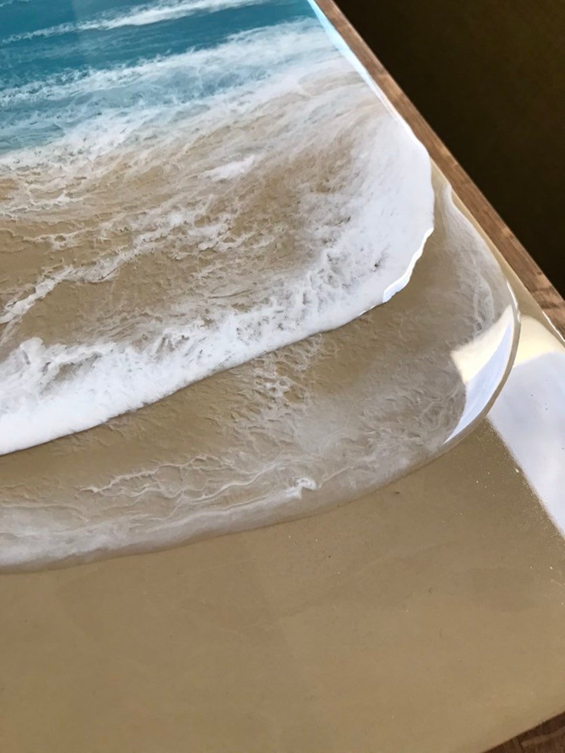 3D Resin Beach Art A2 Portrait | Etsy