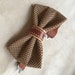Men's Leather Bow Tie/ Cream Color Bow Ties/ Suit Accessory/ Formal ...