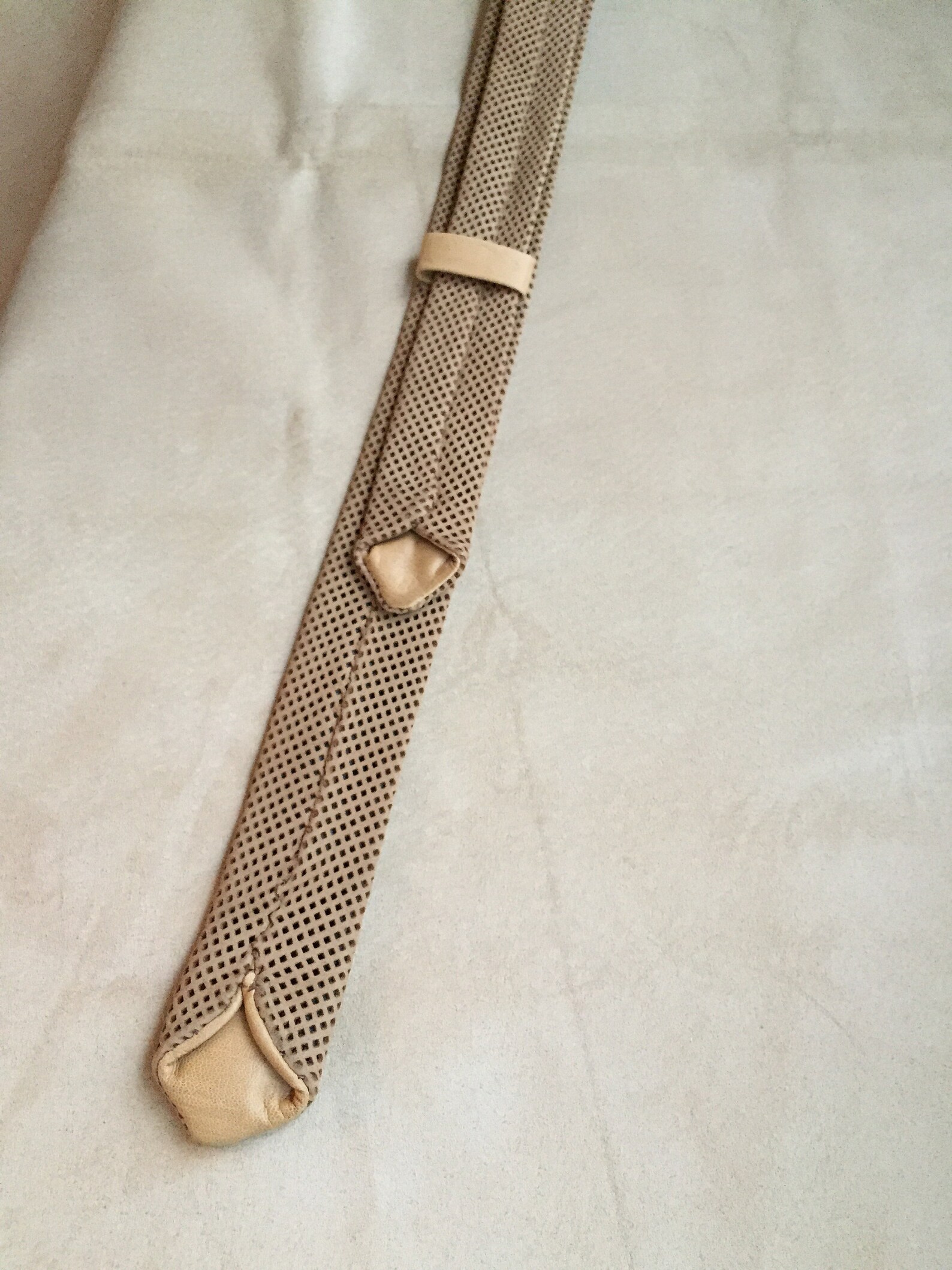 Skinny leather tie/ leather necktie/ handmade/ leather | Etsy