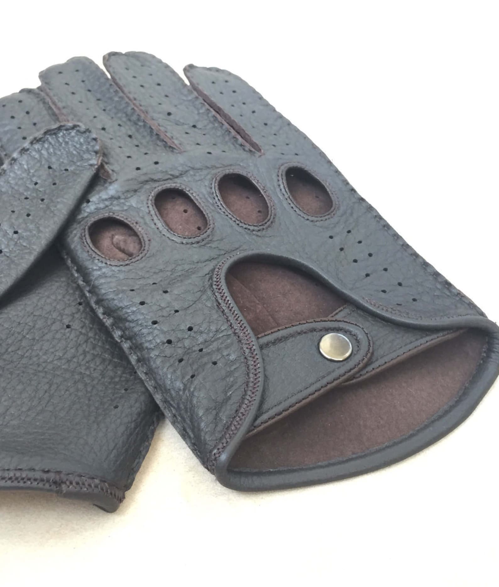 Men's Driving Leather Gloves/deerskin Leather Gloves/elegant Style ...
