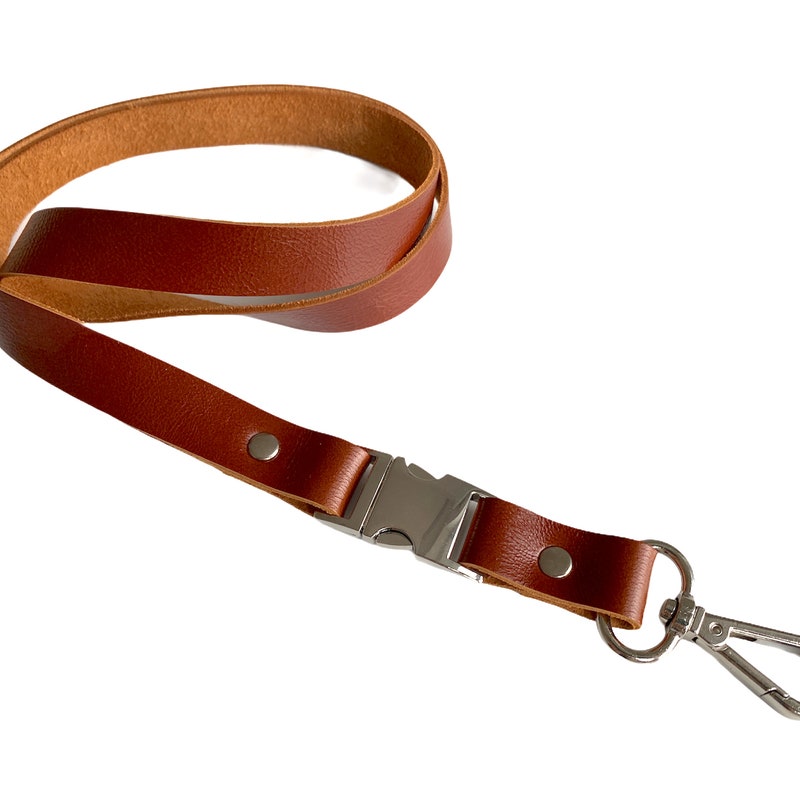 Leather Lanyard - Etsy