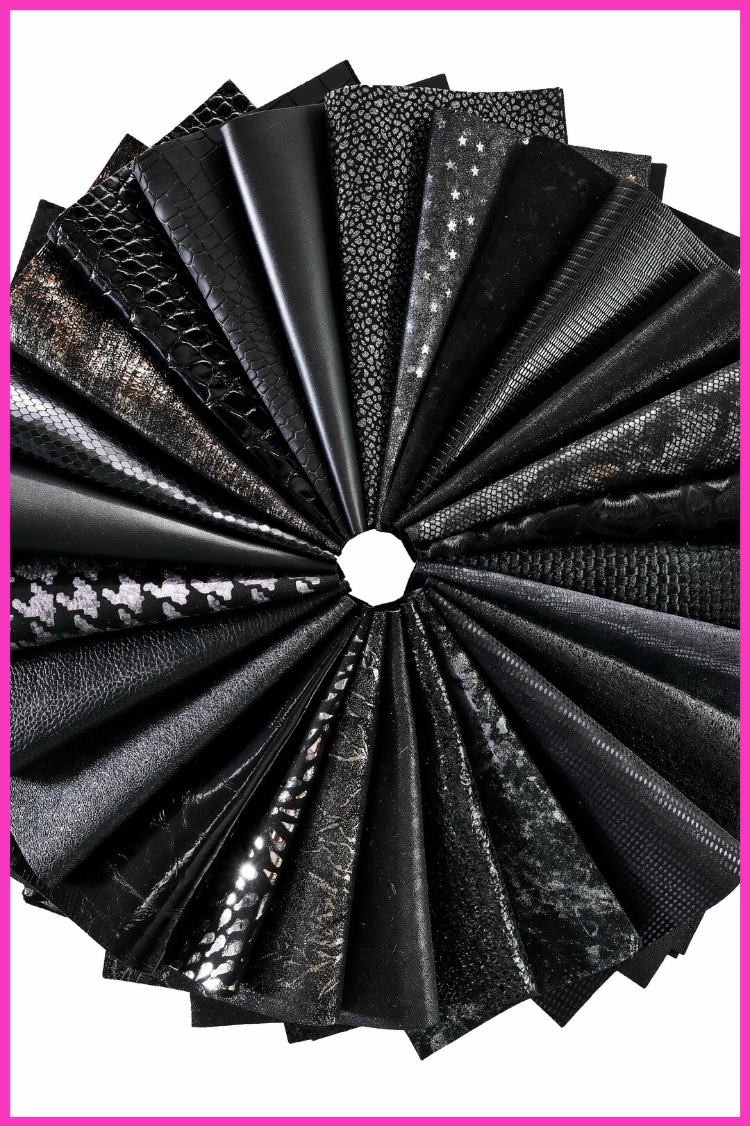 Leather SHEET BLACK, Pre Cut Leather Pieces Random Selection, Mix ...