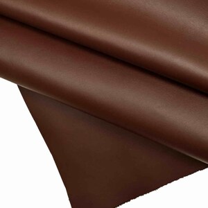 PREMIUM Full Grain Top Italian Calf Leather Upholstery Calfskin Taupe ...