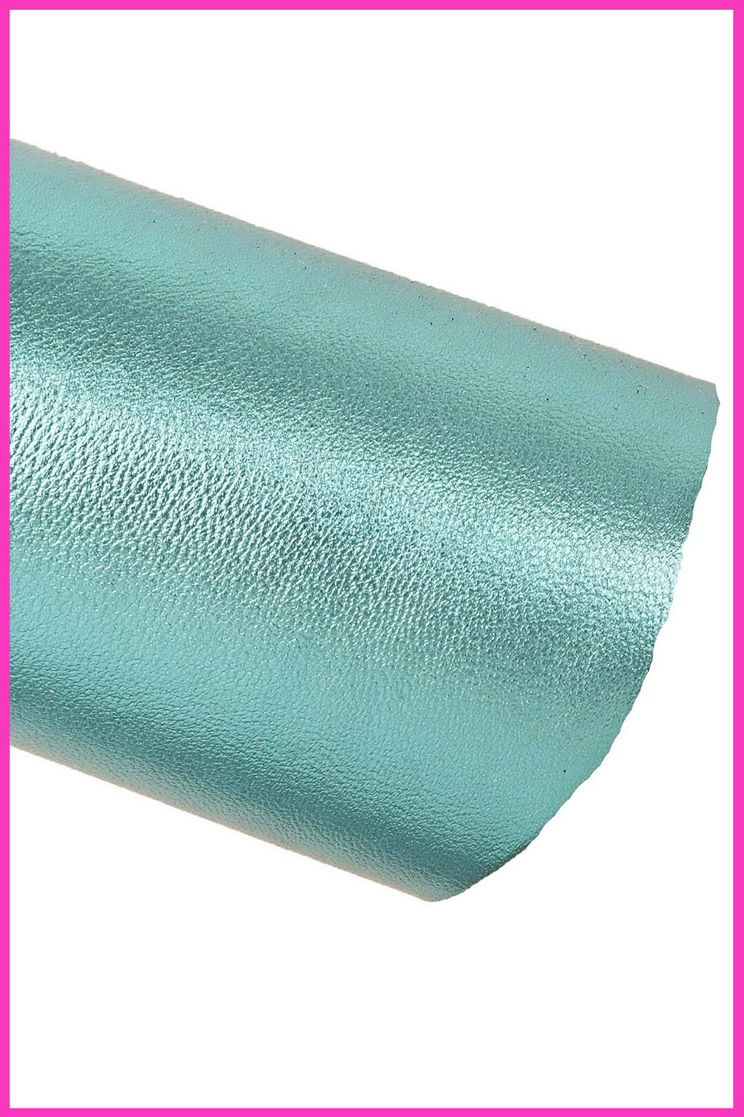 Light BLUE Metallic Leather Skin, Sky Blue Smooth Goatskin, Glossy Soft ...