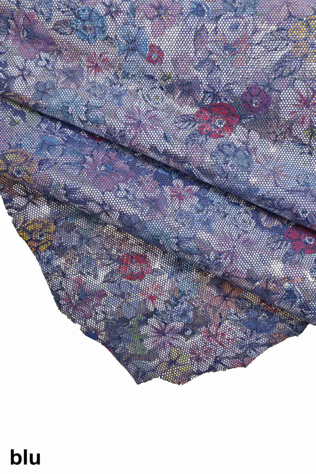 Floral Textured Leather Hides MULTICOLOR PRINTED Suede Skins Suede ...