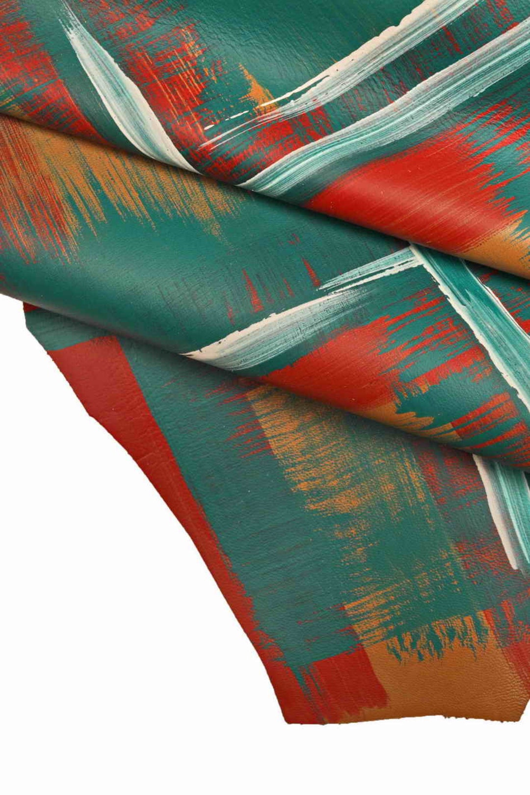 Checkered Splatter Leather Hides Painted Multicolor Sheepskins Colorful ...