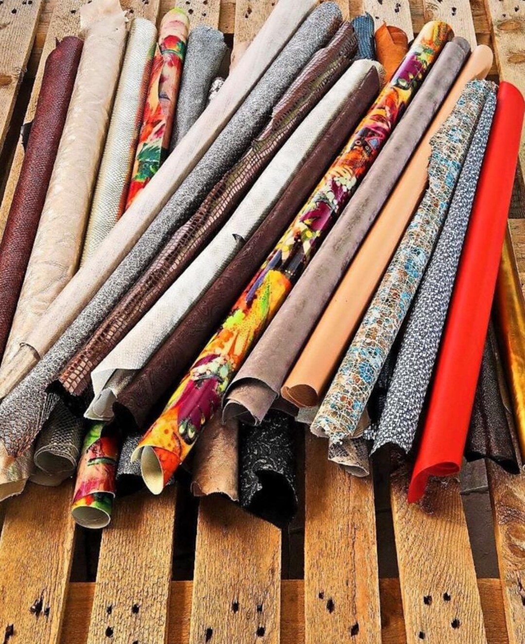 Leather STOCK Deal, 30 Full Hides - RANDOM Selection - Mix of Colors ...