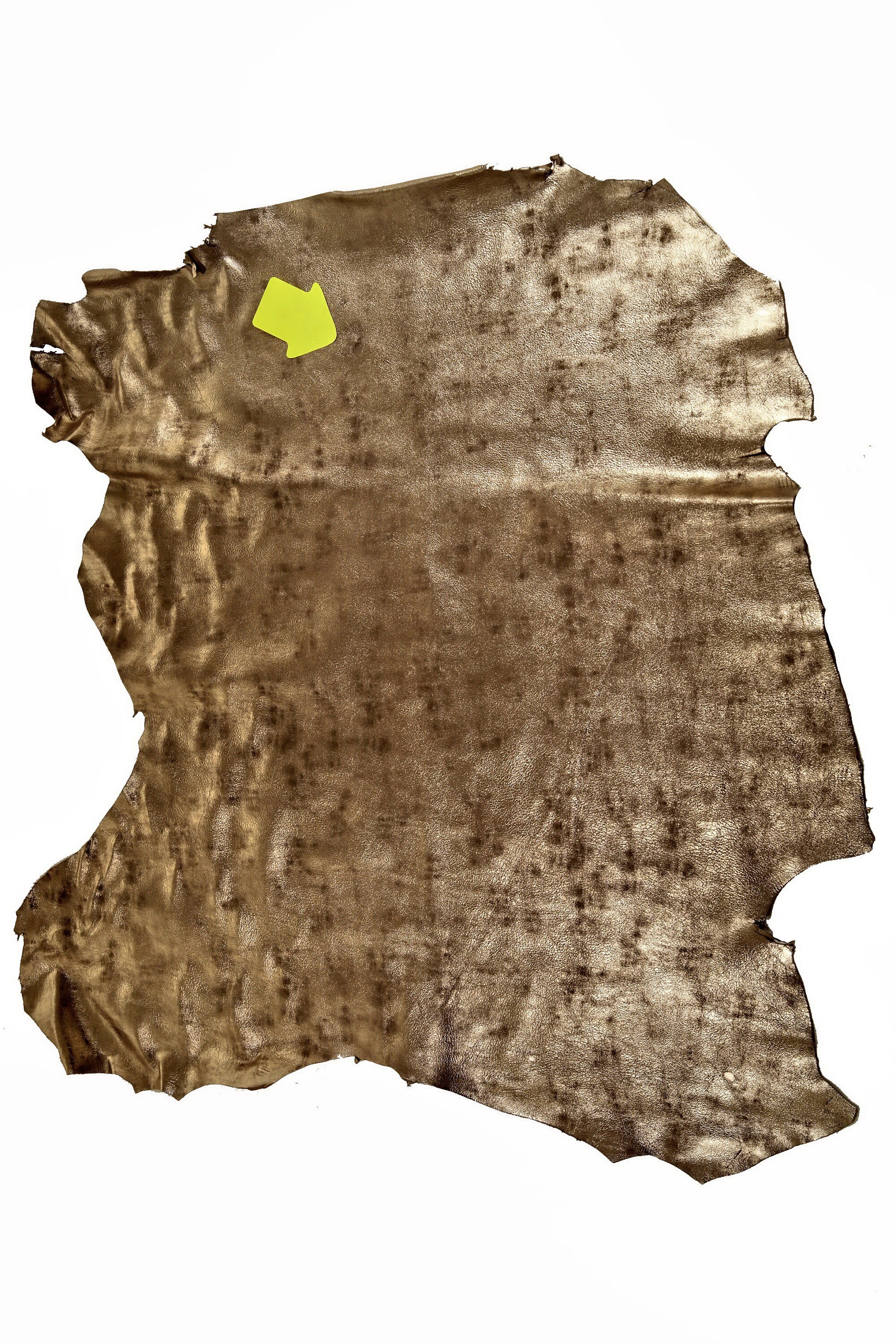 ANTIQUED metallic suede LEATHER skin - gunmetal textured taupe suede ...