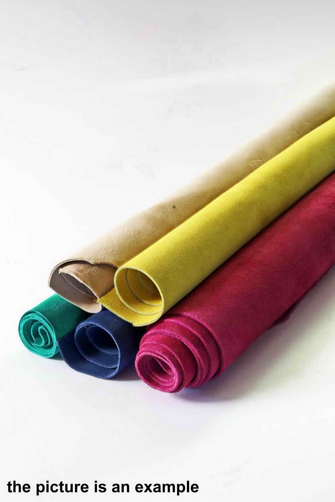 Suede Leather Scraps – Big Size Cutouts, Assorted Pastel & Neutral ...