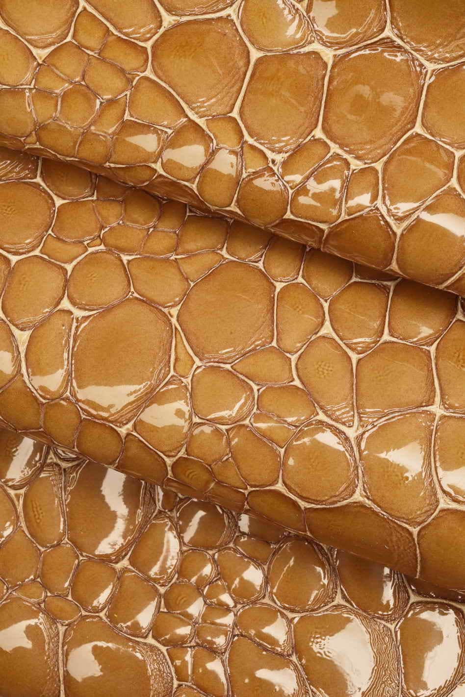 Crocodile Hides Croc Embossed Leather Hide Cream/light Brown - Etsy
