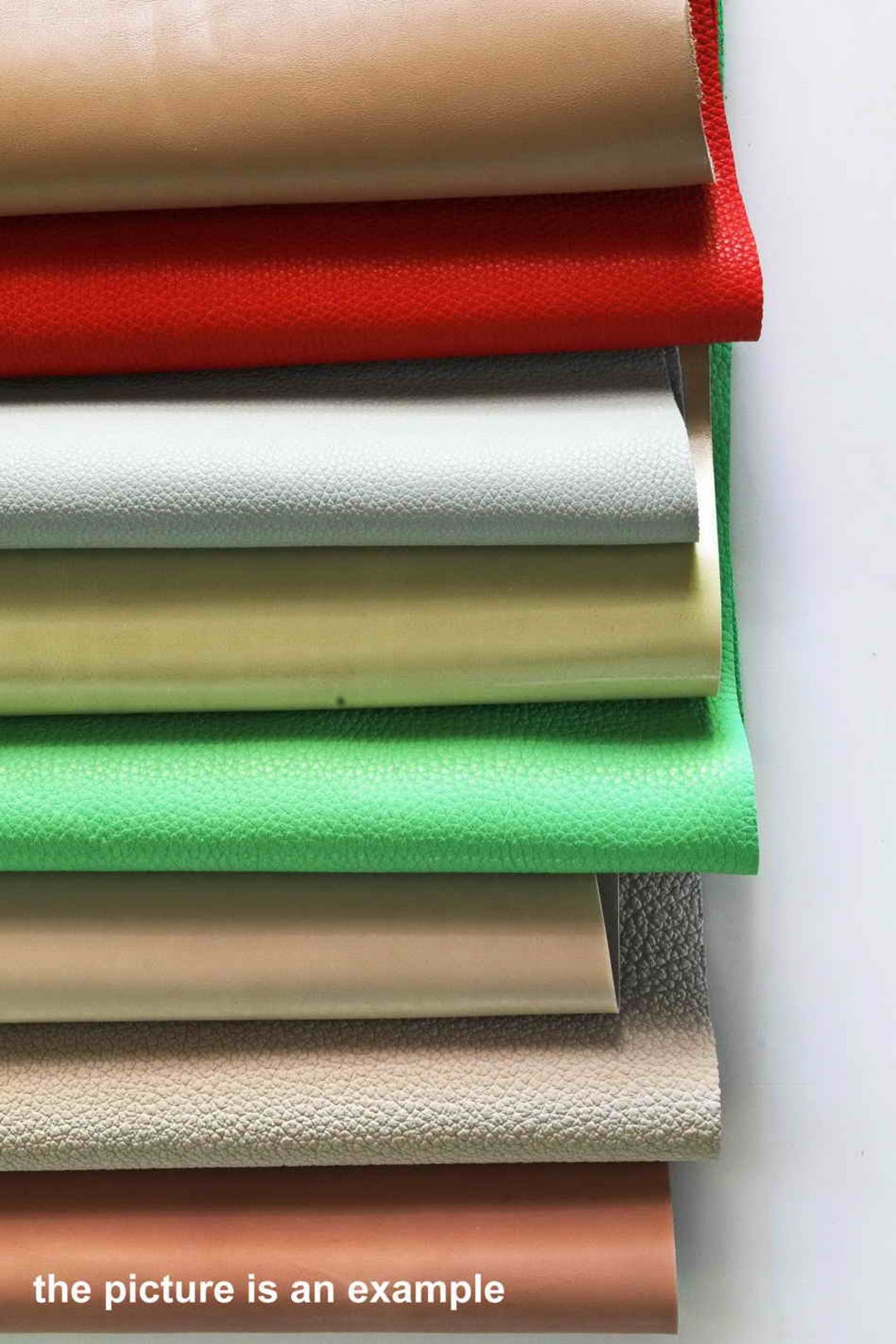 Solid Color Leather PIECES, Large Smooth and Printed Leather Sheets ...