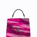 Fuchsia LACQUERED Leather Hide, Pinted PATENT Calfskin, Hot Pink Glossy ...