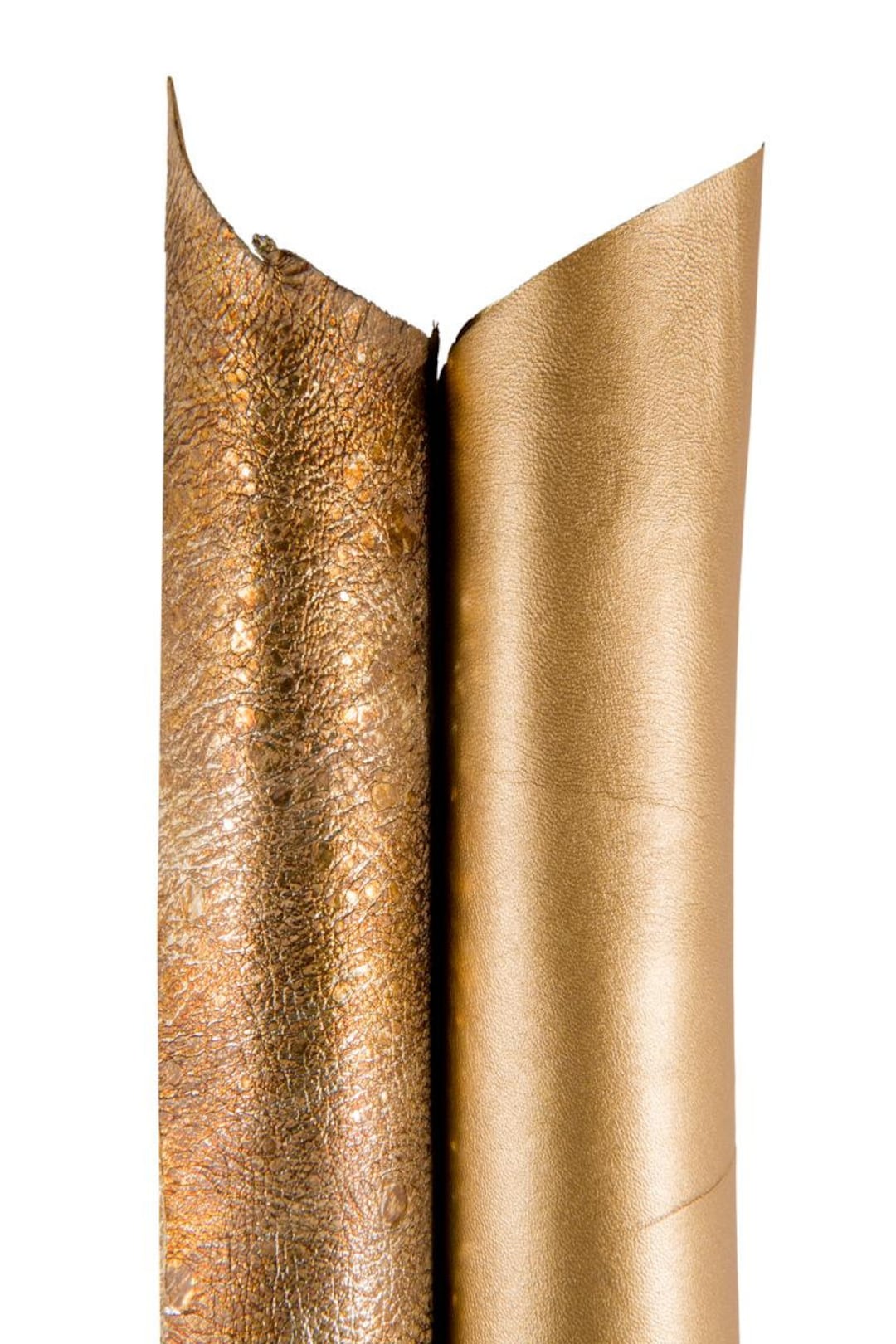 2 GOLD Matching Leather Skins, Luxurious Italian Skins as per Picture ...