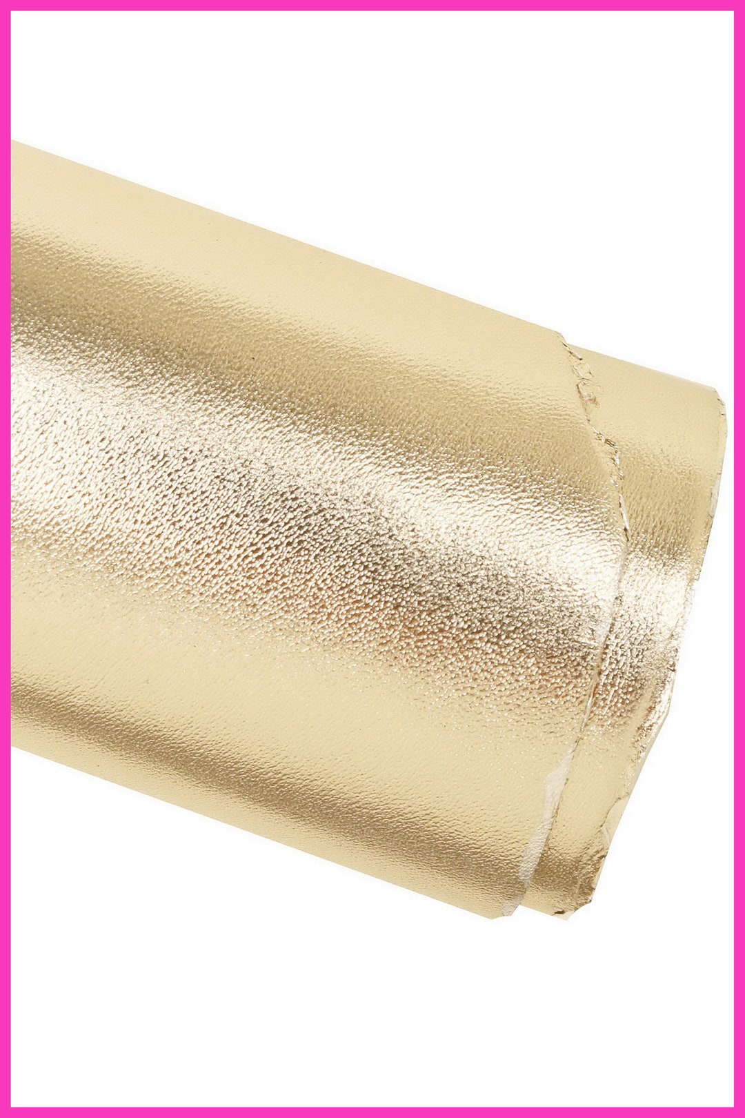 PLATINUM Leather Skin, Smooth Metallic Goatskin, Glossy Quite Soft Skin ...