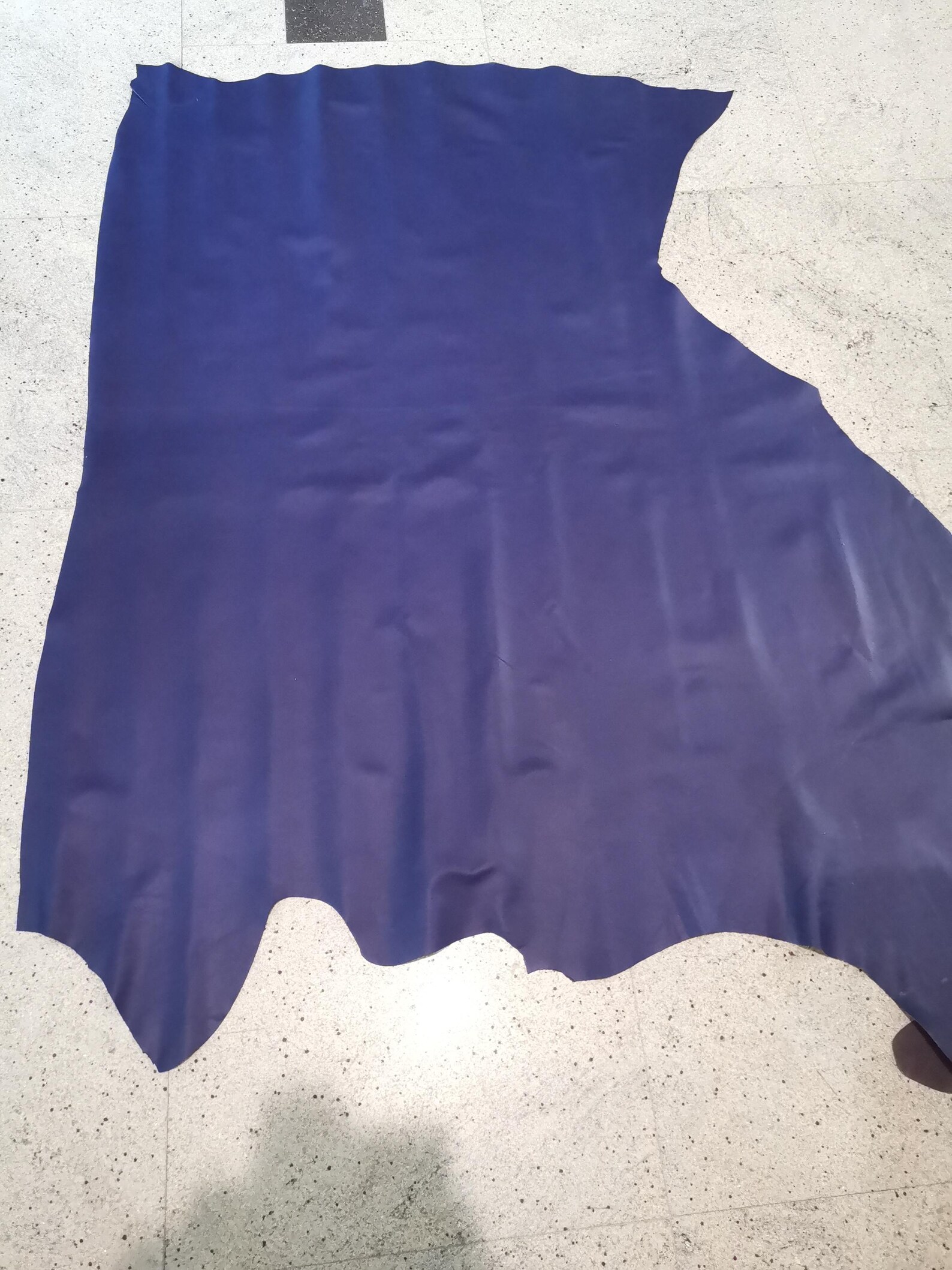 Purplish Blue/indigo Smooth UPHOLSTERY Genuine Leather Cow Hides for ...