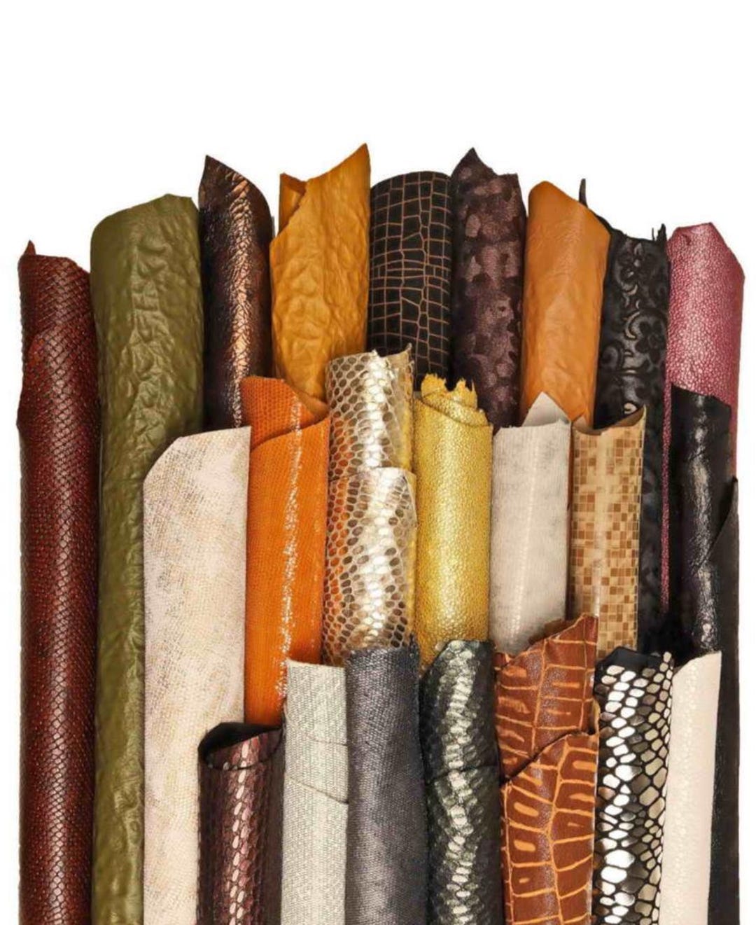 Leather STOCK Deal, 50 Leather Full Hides - RANDOM Selection - Mix of ...