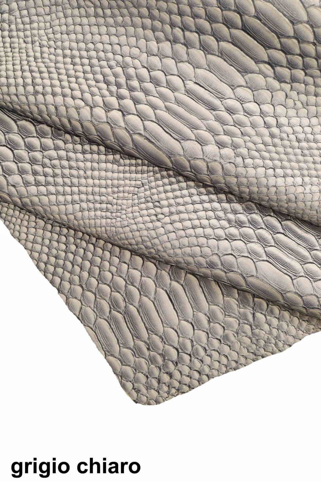 Realistic Snakeskin Hides Genuine Python Leather Blu Gray Carved ...