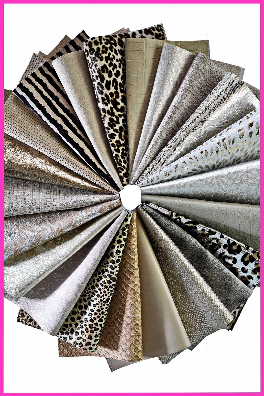Leather Sheets BEIGE PLATINUM, Pre Cut Leather Pieces Random Selection ...