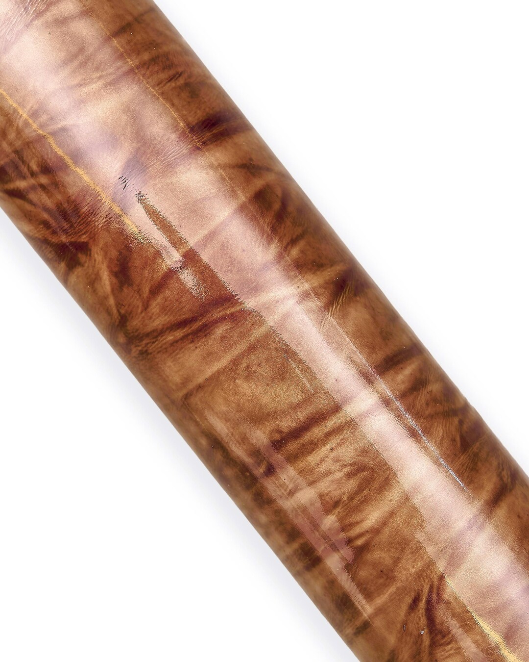 Brown PATENT Leather Skin, Glossy CORTEX Printed Sheepskin, Wrinkled ...