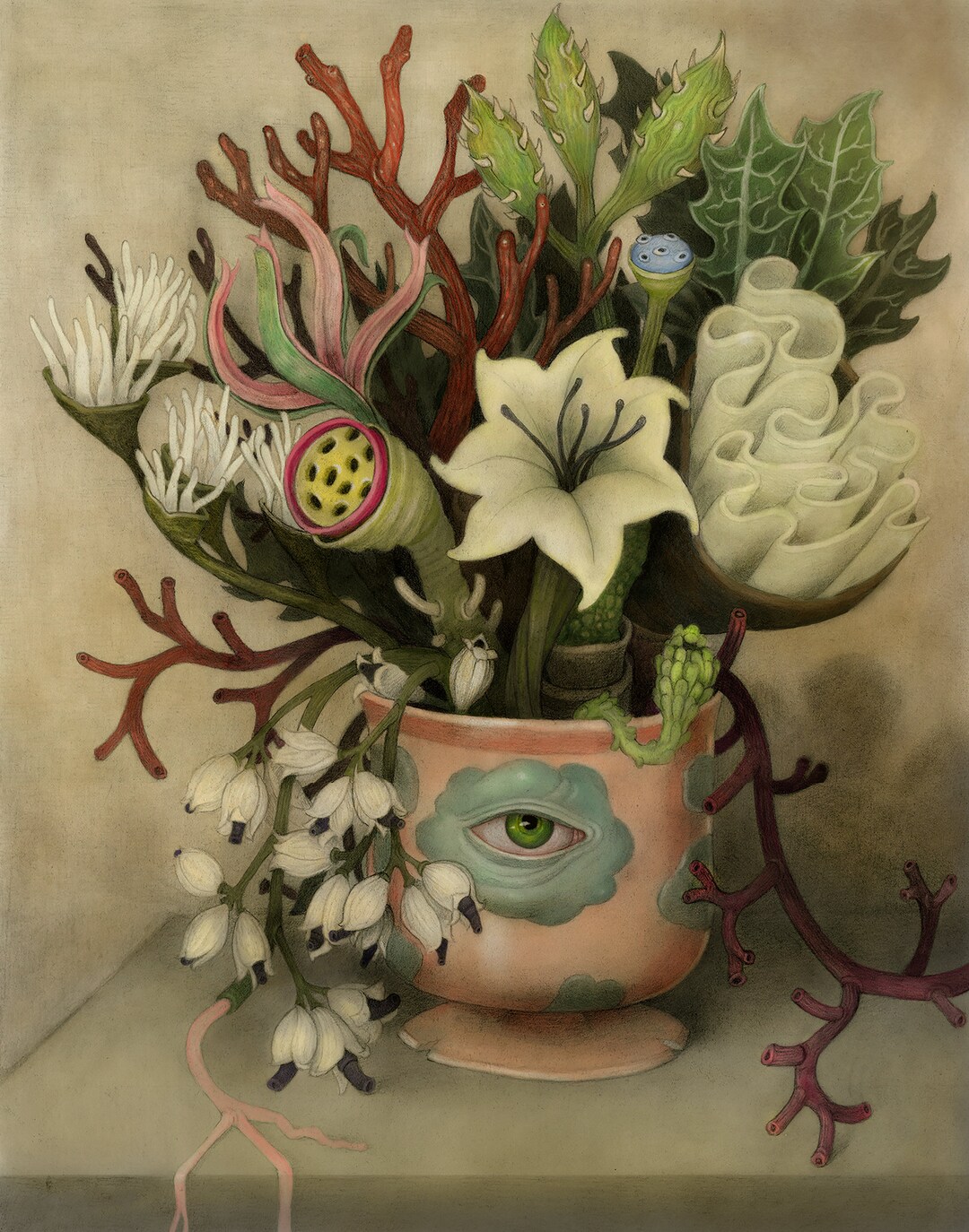 The Watcher (digitally Painted Print) - Etsy